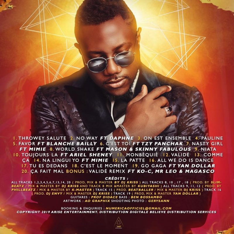 Cameroonian Singer Numerica Unleashes His 20 Track Debut Album ...