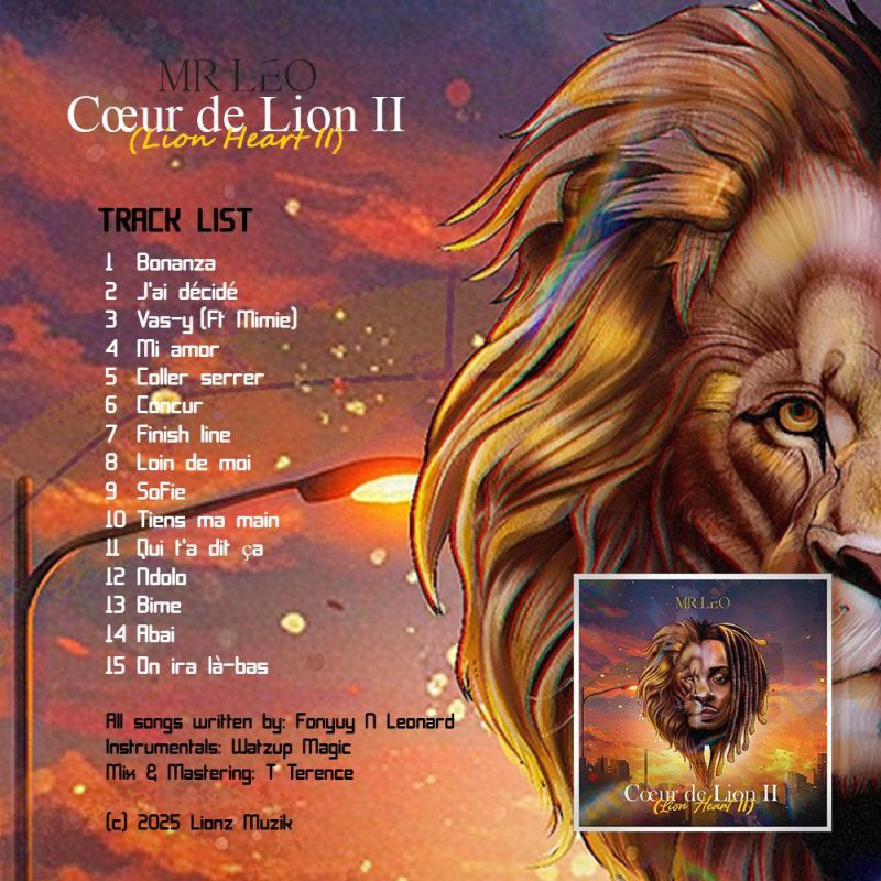 Singer Mr Leo Releases Twin Album “Coeur de Lion 1 & 2” — A True ...